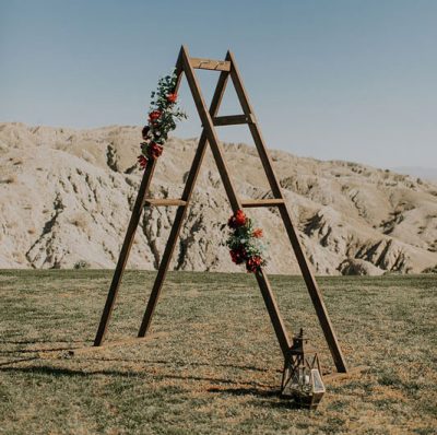 Triangle A-Frame Arch Rental San Diego | San Diego Ceremony Arch rental