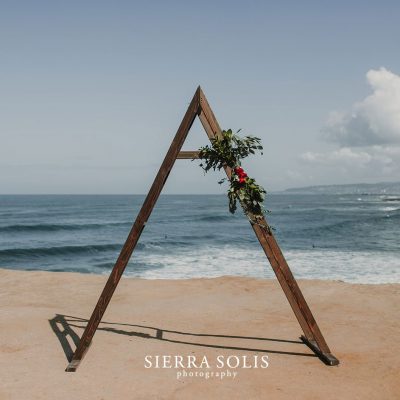 Triangle A-Frame Arch Rental San Diego | San Diego Ceremony Arch rental