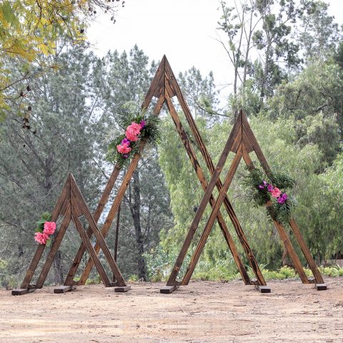 Wood Pergola Arch Rental San Diego | Chuppah Rental San Diego