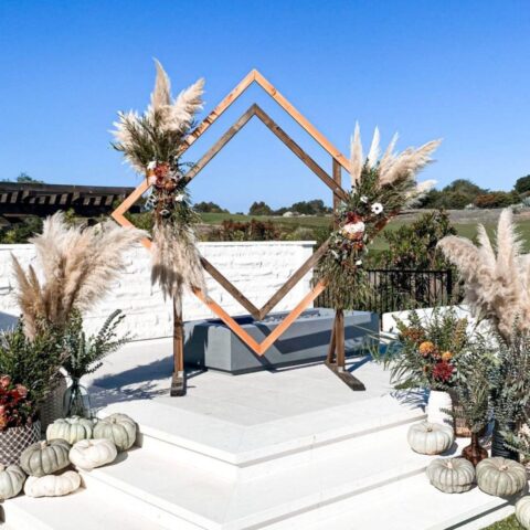 Wood Pergola Arch Rental San Diego | Chuppah Rental San Diego